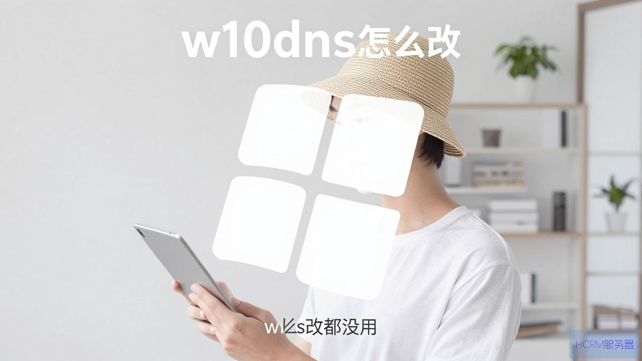 为什么Win10 DNS怎么改都没用？_DNS_HCRM服务器