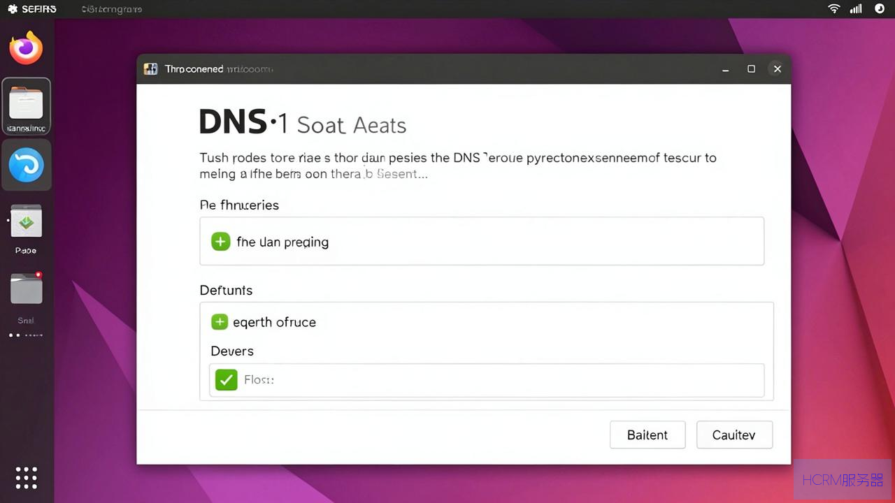 如何在Ubuntu中设置DNS？_DNS_HCRM服务器