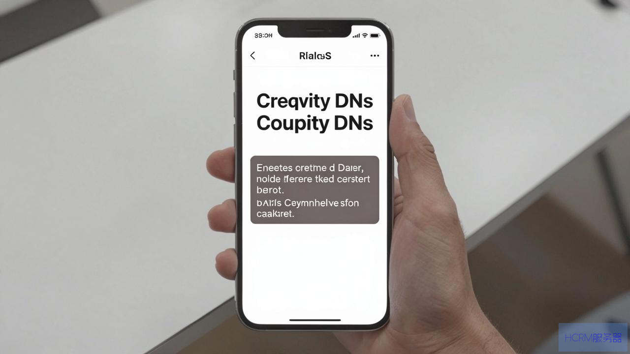 手机加密DNS怎么取消？_DNS_HCRM服务器